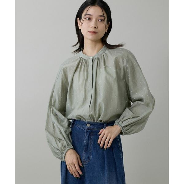 『セール実施中』ZOZO問い合わせ番号:97833278ショップ:SUPERIOR CLOSET，スーペリア クローゼットブランド:INED，イネド商品名:ラメドットギャザーブラウス【セットアップ対応】カテゴリ:トップス>シャツ/ブラ...