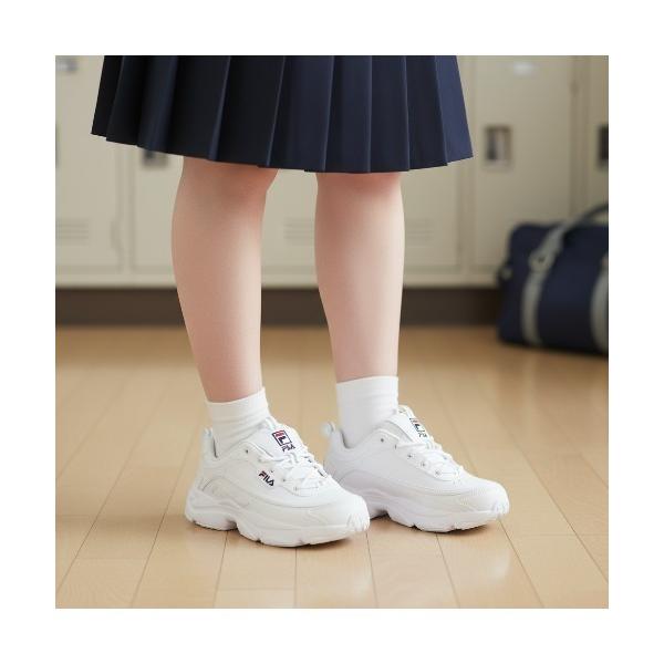 『タイムセール実施中』ZOZO問い合わせ番号:97833469ショップ:FILA，フィラブランド:FILA，フィラ商品名:RAYTONAカテゴリ:シューズ>スニーカーブランド品番:UFW25043125素材:甲材：合成皮革  底材：ゴ...