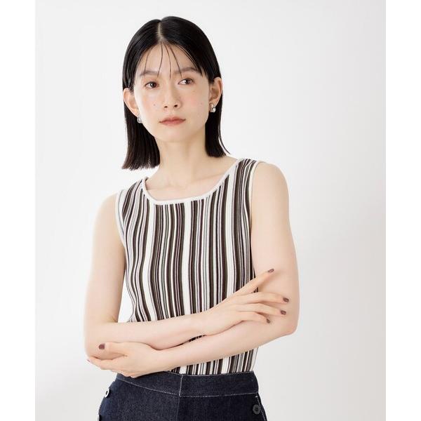 『タイムセール実施中』ZOZO問い合わせ番号:97834078ショップ:THE SHOP TK，ザ ショップ ティーケーブランド:THE SHOP TK ，ザ ショップ ティーケー 商品名:ストライプ柄ニットタンク前後2WAYカテゴリ:トッ...