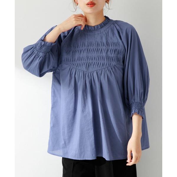 参考価格：7，920円発売時期：2024年07月コンディション：A（使用感なし）数回使用した程度で使用感が感じられないアイテムすそ周り：ほつれ参考商品名：タックヨークコットンスタンドカラーブラウス参考品番：LA45-23R614【商品に関す...