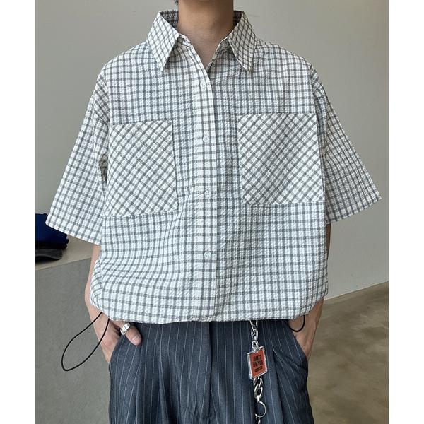 『タイムセール実施中』参考価格：5，995円発売時期：2025年05月コンディション：A（使用感なし）数回使用した程度で使用感が感じられないアイテム参考商品名：【ユニセックス】シアサッカーチェックシャツ参考品番：XMANR252021【商品...