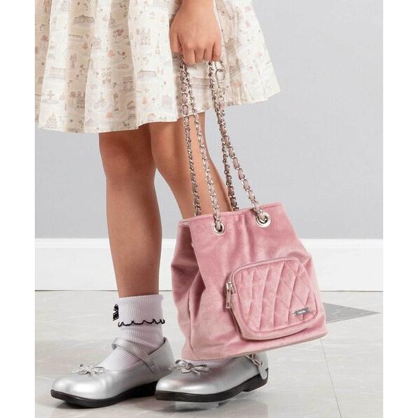 『タイムセール実施中』ZOZO問い合わせ番号:97864691ショップ:BEBE ONLINE STORE，ベベ オンラインストアブランド:BeBe，ベベ商品名:キルティングベロア2wayバケットバッグカテゴリ:バッグ>ショルダーバッ...