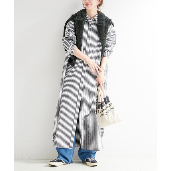 『セール実施中』ZOZO問い合わせ番号:97865996ショップ:JOINT WORKS，ジョイントワークスブランド:B.C STOCK，ベーセーストック，Simplicite，サンプリシテ商品名:《2点セット》モールニット＆シャツワンピー...