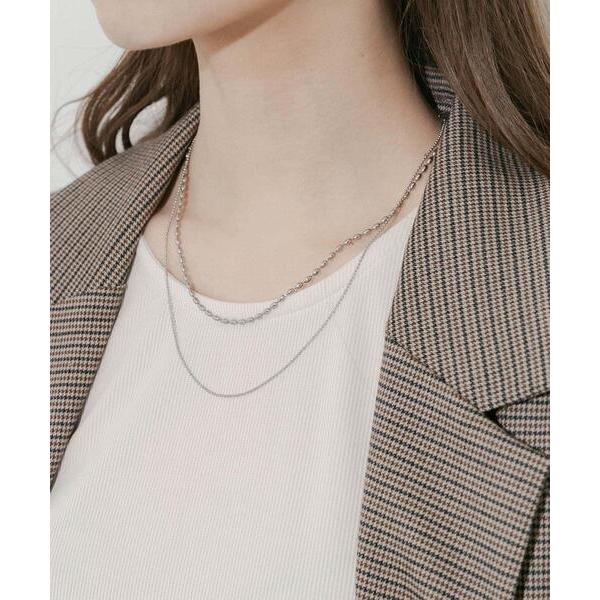ZOZO問い合わせ番号:97866770ショップ:URBAN RESEARCH，アーバンリサーチブランド:SMELLY，スメリー商品名:ステンレスボールチェーン2セットネックレスカテゴリ:アクセサリー>ネックレスブランド品番:SMA6...