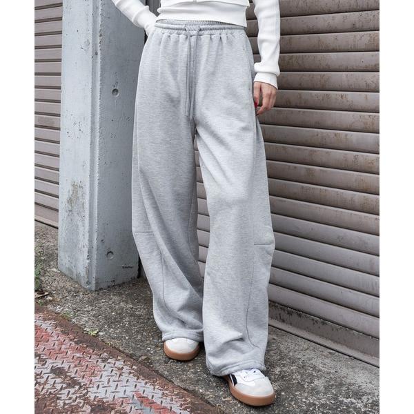 『タイムセール実施中』ZOZO問い合わせ番号:97866862ショップ:WEGO，ウィゴーブランド:WEGO，ウィゴー商品名:WEGO/【25年秋冬新作】カーブデザインスウェットパンツカテゴリ:パンツ>スウェットパンツブランド品番:W...