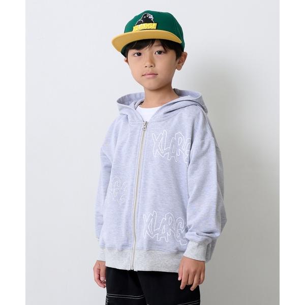 『セール実施中』ZOZO問い合わせ番号:97897410ショップ:X-girl Stages，エックスガール ステージスブランド:XLARGE KIDS，エクストララージキッズ商品名:総ロゴジップパーカーカテゴリ:トップス>パーカーブ...