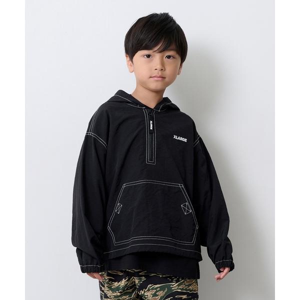 『セール実施中』ZOZO問い合わせ番号:97897411ショップ:X-girl Stages，エックスガール ステージスブランド:XLARGE KIDS，エクストララージキッズ商品名:OGハーフジップブルゾンカテゴリ:ジャケット/アウター&...