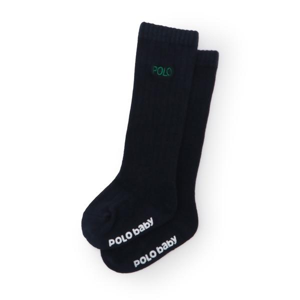 『セール実施中』※このアイテムは返品・交換対象外商品です。ZOZO問い合わせ番号:97897530ショップ:petit main，プティマインブランド:petit main，プティマイン商品名:【POLO BCS】ロゴハイソックスカテゴリ:...