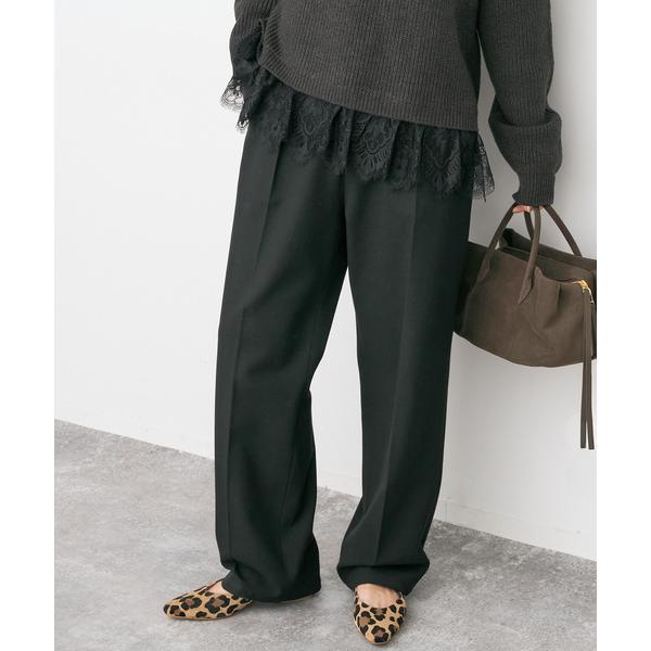 『セール実施中』ZOZO問い合わせ番号:97898920ショップ:Spick &amp; Span，スピック アンド スパンブランド:Spick &amp; Span，スピックアンドスパン商品名:《手洗い可》起毛タックテーパードパンツカテゴ...