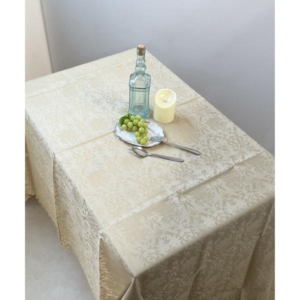 ZOZO問い合わせ番号:97899131ショップ:Rora，ローラブランド:BACKYARD FAMILY，バックヤードファミリー商品名:ダマスク柄 テーブルクロス 135x240cmカテゴリ:食器/キッチン>ランチョンマット/テーブ...