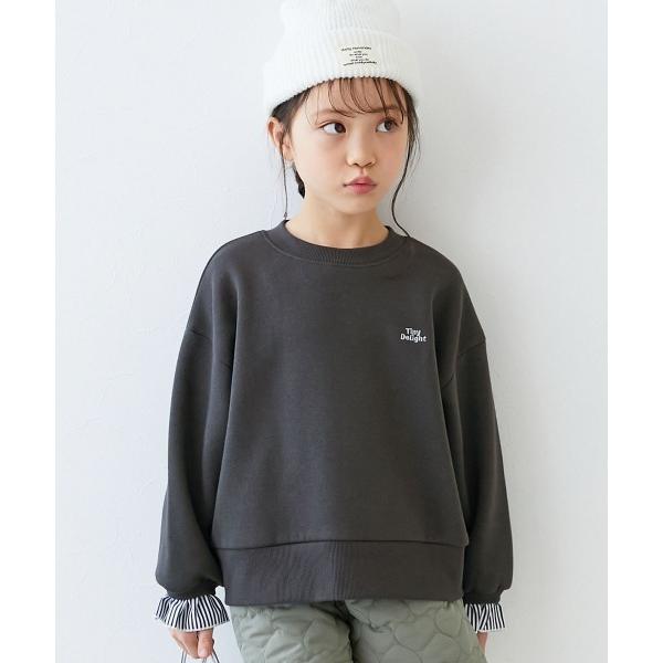 『タイムセール実施中』ZOZO問い合わせ番号:97899319ショップ:devirock，デビロックブランド:devirock，デビロック商品名:袖がかわいい 重ね着風 裏起毛トレーナーカテゴリ:トップス>スウェットブランド品番:1G...