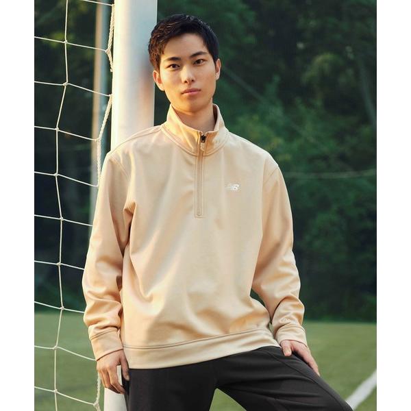 『タイムセール実施中』ZOZO問い合わせ番号:97899471ショップ:New Balance，ニューバランスブランド:New Balance，ニューバランス商品名:ダブルニット クォーター ジップ プルオーバー 裏起毛カテゴリ:トップス&...