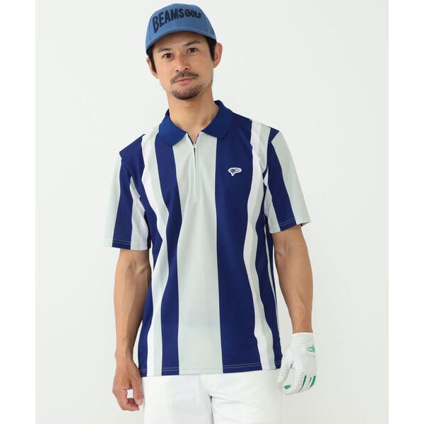 参考価格：17，600円発売時期：2022年05月コンディション：A（使用感なし）数回使用した程度で使用感が感じられないアイテム参考商品名：BEAMS GOLF ORANGE LABEL / ストライプ ハーフジップ ポロシャツ参考品番：8...