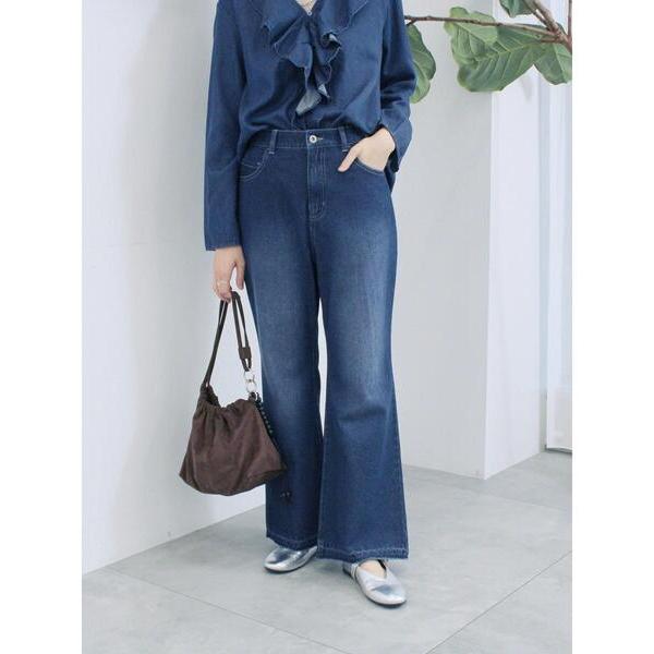 『セール実施中』ZOZO問い合わせ番号:97931012ショップ:Samansa Mos2，サマンサ モスモスブランド:Samansa Mos2 blue，サマンサモスモスブルー商品名:【ECO DENIM 】 フレアパンツカテゴリ:パンツ...