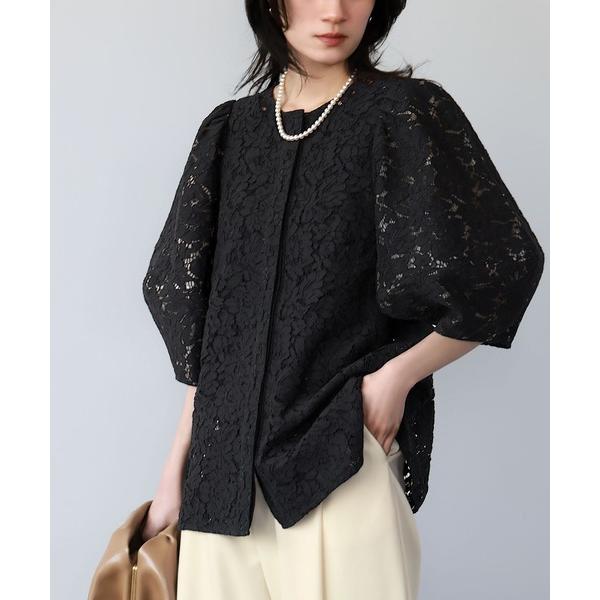 『タイムセール実施中』参考価格：10，500円発売時期：2025年04月コンディション：S（新品同様）タグ付きの未使用、または新品同様のアイテム付属品：タグ参考商品名：【2025SS】ランタンスリーブレースブラウス【洗える】参考品番：ef-...