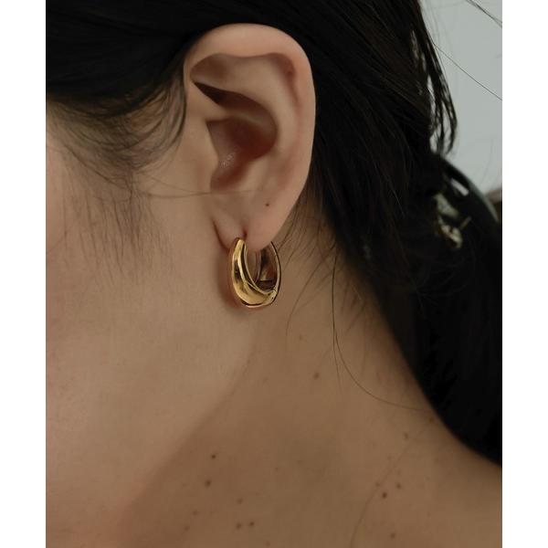 ※このアイテムは返品・交換対象外商品です。ZOZO問い合わせ番号:97962521ショップ:Kana，カナブランド:ORLEAN，オルレアン商品名:金属アレルギー対応 ドロップフープデザイン ピアス サージカルステンレスカテゴリ:アクセサリ...