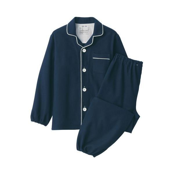 『セール実施中』ZOZO問い合わせ番号:97963451ショップ:無印良品，ムジルシリョウヒンブランド:無印良品，ムジルシリョウヒン商品名:キッズ　脇に縫い目のない　フランネル　長袖パジャマカテゴリ:ルームウェア>ルームウェア/パジャ...