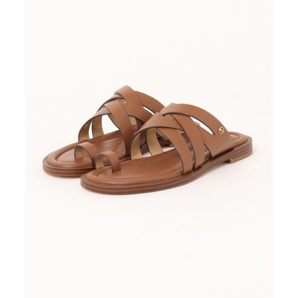 『セール実施中』ZOZO問い合わせ番号:97963869ショップ:MICHAEL KORS，マイケル・コースブランド:MICHAEL KORS，マイケルコース商品名:NORA レザー サンダルカテゴリ:シューズ>サンダルブランド品番:...