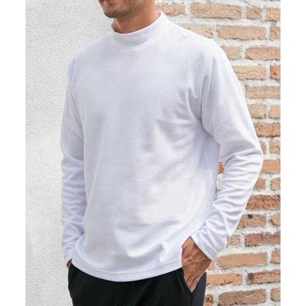 『タイムセール実施中』ZOZO問い合わせ番号:97964388ショップ:ikka LOUNGE，イッカラウンジブランド:IKKA LOUNGE，イッカラウンジ商品名:ポンチモックネックロンTカテゴリ:トップス>Tシャツ/カットソーブラ...