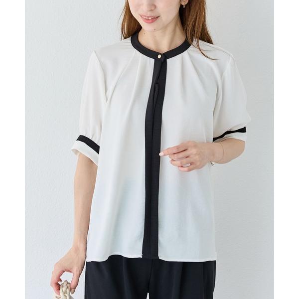 『タイムセール実施中』参考価格：5，940円発売時期：2025年05月コンディション：A（使用感なし）数回使用した程度で使用感が感じられないアイテム参考商品名：スキッパーアレンジ 配色5分袖ブラウス参考品番：5353035【商品に関する注意...