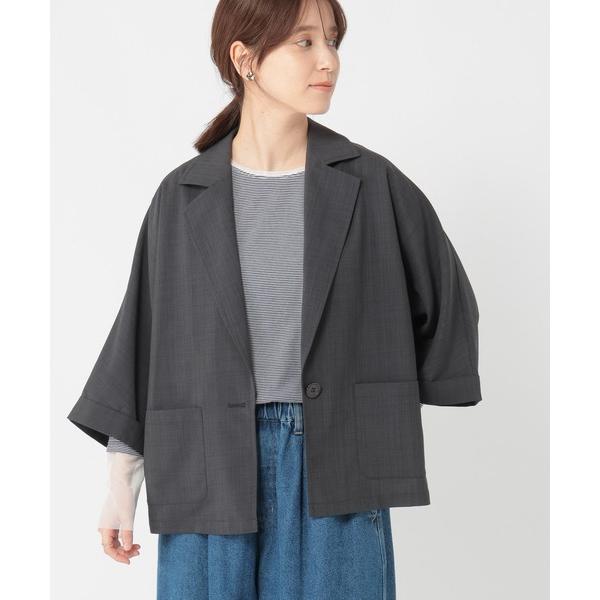 『セール実施中』ZOZO問い合わせ番号:97995555ショップ:studio CLIP，スタディオクリップブランド:studio CLIP，スタディオクリップ商品名:アソートドルマンハーフスリーブジャケットカテゴリ:ジャケット/アウター&...