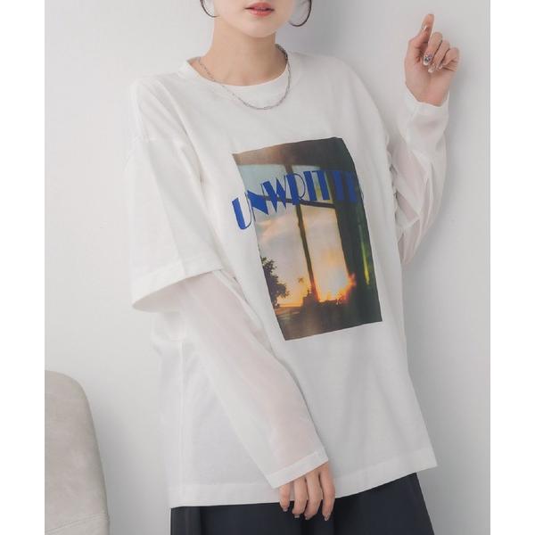 『タイムセール実施中』ZOZO問い合わせ番号:97995614ショップ:RETRO GIRL，レトロガールブランド:RETRO GIRL，レトロガール商品名:チュールドッキングBIGTEEカテゴリ:トップス>Tシャツ/カットソーブラン...