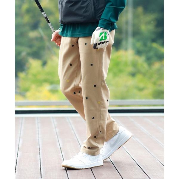 『セール実施中』ZOZO問い合わせ番号:97995796ショップ:BEAMS GOLF，ビームスゴルフブランド:BEAMS GOLF，ビームスゴルフ商品名:ORANGE LABEL / エンブロイダリー刺繍 ロゴ総柄 パンツカテゴリ:パンツ...