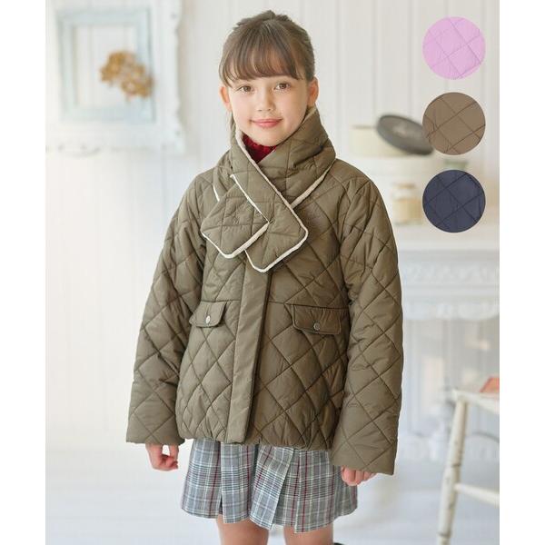 『セール実施中』ZOZO問い合わせ番号:97995866ショップ:組曲，クミキョクブランド:組曲，クミキョク商品名:【150-170cm】マフラー付き中綿キルト アウターカテゴリ:ジャケット/アウター>その他アウターブランド品番:SC...