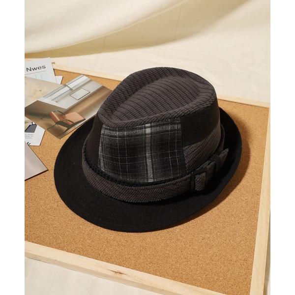 『タイムセール実施中』ZOZO問い合わせ番号:97996349ショップ:FUNALIVE，ファンアライブブランド:Sense of Grace，センスオブグレース，FUNALIVE，ファンアライブ商品名:異素材使い　中折れハットカテゴリ:帽...