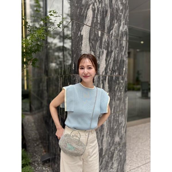 『セール実施中』ZOZO問い合わせ番号:97996455ショップ:A AMEL，エイメルブランド:Day and Grade，デイアンドグレイド，A AMEL，エイメル商品名:【RISAKOセレクト】フレンチスリーブバイカラートップスカテゴ...