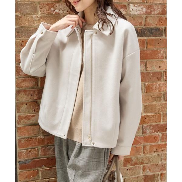 『タイムセール実施中』ZOZO問い合わせ番号:97996871ショップ:Honeys，ハニーズブランド:Honeys，ハニーズ，GLACIER，グラシア商品名:【抗菌防臭・静電気軽減】衿付ブルゾンカテゴリ:ジャケット/アウター>ブルゾ...