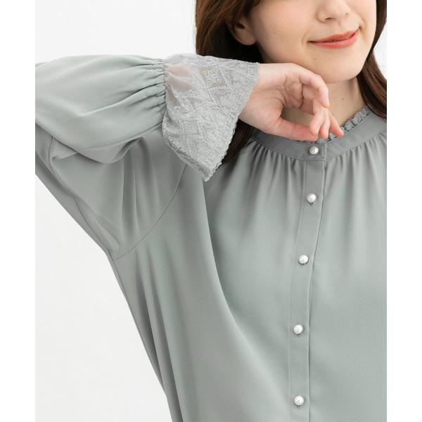 『タイムセール実施中』ZOZO問い合わせ番号:97996880ショップ:Honeys，ハニーズブランド:Honeys，ハニーズ，GLACIER，グラシア商品名:袖口レースブラウスカテゴリ:トップス>シャツ/ブラウスブランド品番:534...