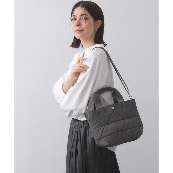 『タイムセール実施中』ZOZO問い合わせ番号:97997371ショップ:OPAQUE.CLIP，オペークドットクリップブランド:OPAQUE.CLIP，オペークドットクリップ商品名:【2WAY／軽量】トライアングルキルティングミドルトートバ...