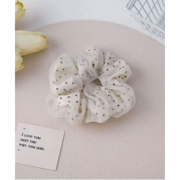 『タイムセール実施中』ZOZO問い合わせ番号:97998684ショップ:TONE，トーンブランド:TONE SELECT GOODS，トーンセレクトグッズ商品名:【float】ドット×オーガンジー フェミニン シュシュカテゴリ:ヘアアクセサ...