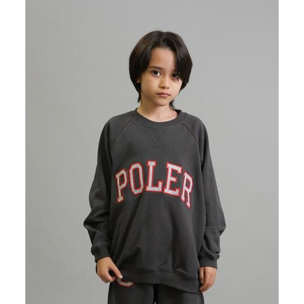 『セール実施中』ZOZO問い合わせ番号:97999340ショップ:ムラサキスポーツ，ムラサキスポーツブランド:POLeR，ポーラー，ムラサキスポーツ，ムラサキスポーツ商品名:POLER/ポーラー トレーナー スウェット キッズ クルーネック...