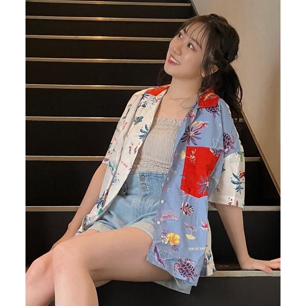 参考価格：7，590円発売時期：2023年04月コンディション：A（使用感なし）数回使用した程度で使用感が感じられないアイテム参考商品名：○アロハで楽しむ開衿シャツ参考品番：QB1089-2， QB1089【商品に関する注意事項】・こちらの...