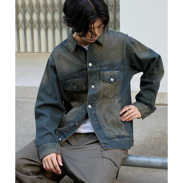 『タイムセール実施中』ZOZO問い合わせ番号:98029837ショップ:MONO-MART，モノマートブランド:MONO-MART，モノマート商品名:ヴィンテージライク オーバーサイズデニムジャケットカテゴリ:ジャケット/アウター>デ...