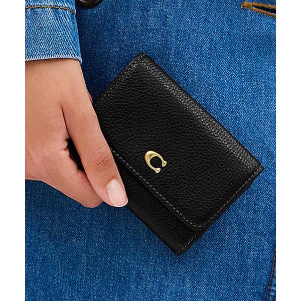 ZOZO問い合わせ番号:98030211ショップ:COACH，コーチブランド:COACH，コーチ商品名:エッセンシャル フラップ カード ケース（ミニ財布）カテゴリ:財布/小物>財布ブランド品番:CCD95 B4BK素材:牛革原産国:...