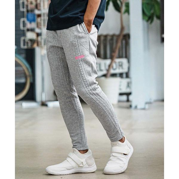 ZOZO問い合わせ番号:98031254ショップ:CAMBIO，カンビオブランド:felkod，フィルコッド商品名:mp14090-Cable Knit Jersey Pants ニットジャージパンツ(F25F080)カテゴリ:パンツ&gt...