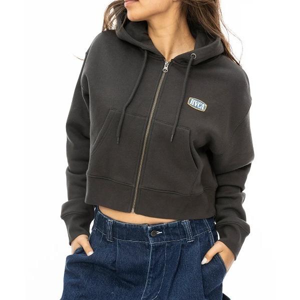 『タイムセール実施中』ZOZO問い合わせ番号:98031302ショップ:BY THE BAY，バイザベイブランド:RVCA，ルーカ商品名:【RVCA/ルーカ】24AW OLD WEST DAD CROPPED/ジップアップショート丈パーカー...