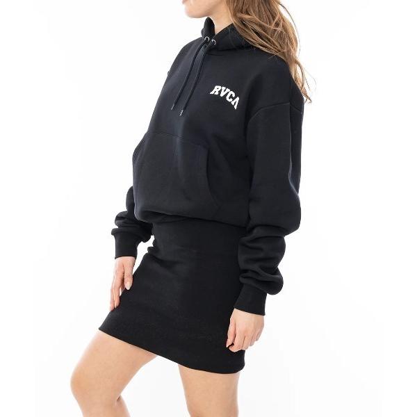 『セール実施中』ZOZO問い合わせ番号:98031307ショップ:BY THE BAY，バイザベイブランド:RVCA，ルーカ商品名:【RVCA/ルーカ】24AW PASTE UP HOODIE DRES/タイトスカートワンピースカテゴリ:ワ...