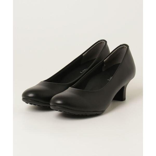 ZOZO問い合わせ番号:98031972ショップ:ASICS Trading Co.，Ltd，アシックストレーディングブランド:Lady worker，レディワーカー商品名:ラウンドトゥ | 2E相当 | 約5cmヒールの黒パンプスカテゴリ...