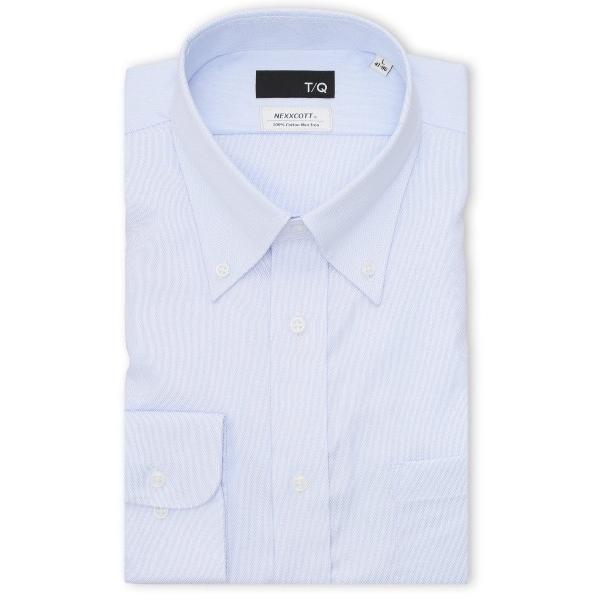 『タイムセール実施中』ZOZO問い合わせ番号:98032323ショップ:TAKA-Q，タカキューブランド:TAKA-Q，タカキュー商品名:【綿100% ノンアイロン】タカキュー ボタンダウン ビジネスドレス長袖シャツカテゴリ:トップス&gt...