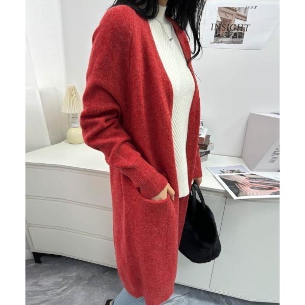 『タイムセール実施中』ZOZO問い合わせ番号:98032803ショップ:Ada.，エイダブランド:maison de LATIR，メゾンドラティール商品名:ロングニットふわふわコーディガンカテゴリ:トップス>ニット/セーターブランド品...