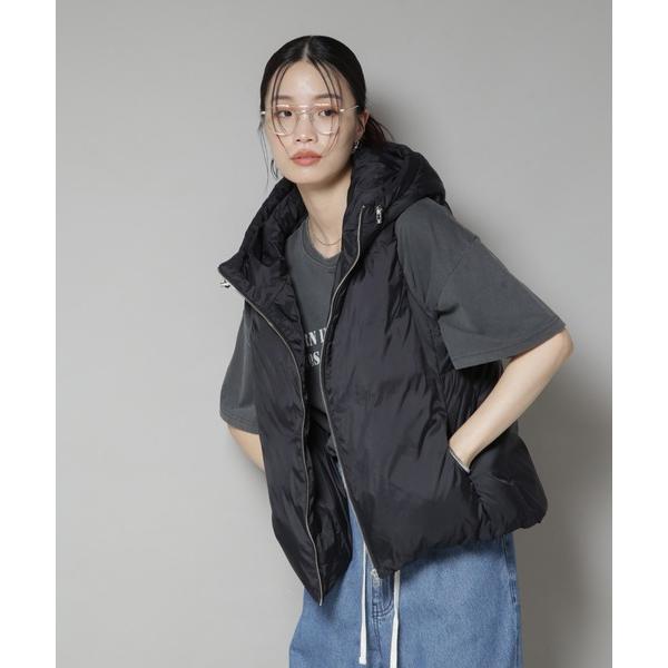 『セール実施中』ZOZO問い合わせ番号:98033146ショップ:NANO universe，ナノユニバースブランド:NANO universe，ナノユニバース商品名:撥水加工ライトダウン フードジップアップベストカテゴリ:ジャケット/アウ...