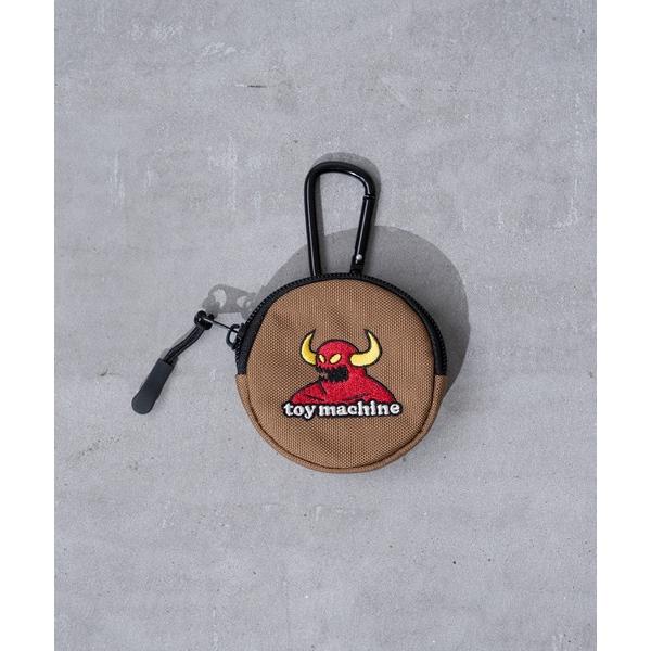 ZOZO問い合わせ番号:98033584ショップ:JUGLANS，ユグランスブランド:JUGLANS，ユグランス商品名:【TOYMACHINE】CIRCLE COIN PURSE/トイモンスター/ロゴ/丸型小銭入れ/財布/トイマシーンカテゴ...