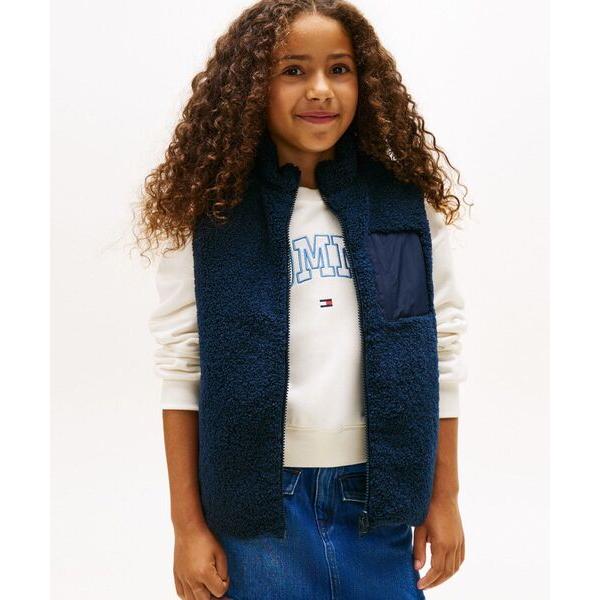 『セール実施中』ZOZO問い合わせ番号:98033874ショップ:TOMMY HILFIGER，トミー ヒルフィガーブランド:TOMMY HILFIGER，トミーヒルフィガー商品名:KIDS リバーシブルテディナイロンベストカテゴリ:ジャケ...