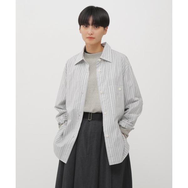 『セール実施中』ZOZO問い合わせ番号:98034014ショップ:MARGARET HOWELL，マーガレット・ハウエルブランド:MHL.，エムエイチエル商品名:PJ STRIPE COTTON POPLINカテゴリ:トップス>シャツ...