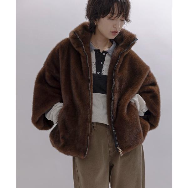 『タイムセール実施中』ZOZO問い合わせ番号:98034400ショップ:Eimee Law，エイミーロウブランド:Eimee Law，エイミーロウ商品名:ミンクファー スタンドネックショートコートカテゴリ:ジャケット/アウター>その他...