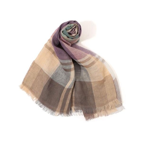 参考価格：19，800円発売時期：2023年04月コンディション：A（使用感なし）数回使用した程度で使用感が感じられないアイテム参考商品名：MA.AL.BI LINEN CHECK STOLE リネンチェック ストール参考品番：270432...